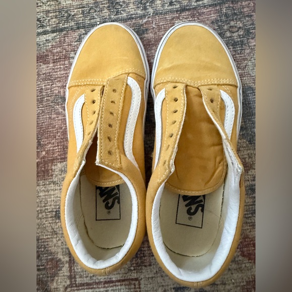 Vans | Shoes | Vans Womens Mustard Yellow Sneakers | Poshmark